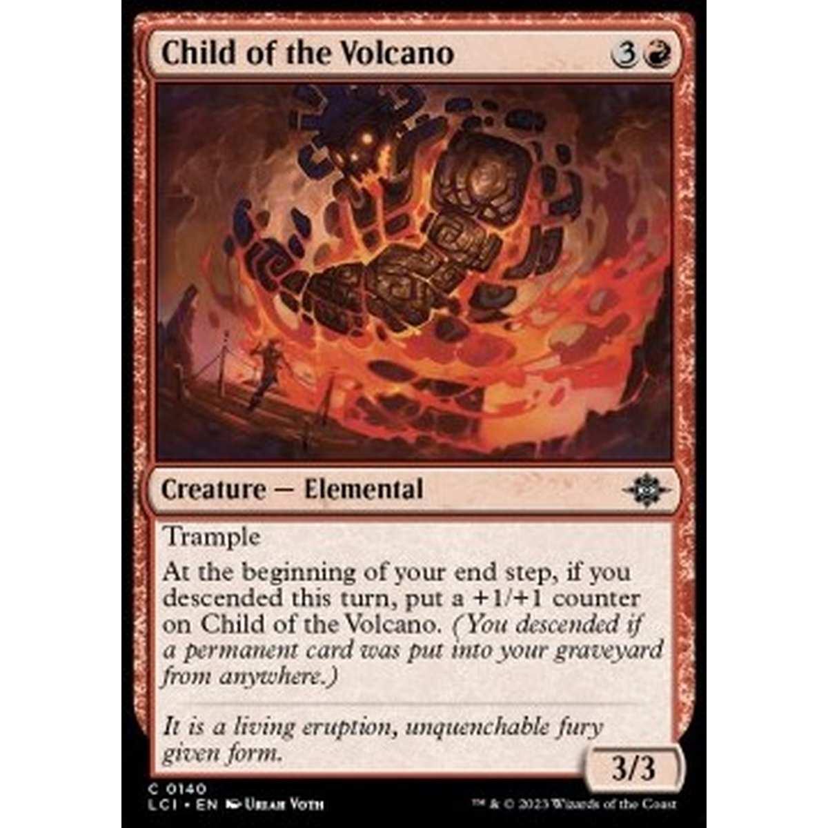 Magic the Gathering Child of the Volcano - Child of the Volcano - [LCI ...